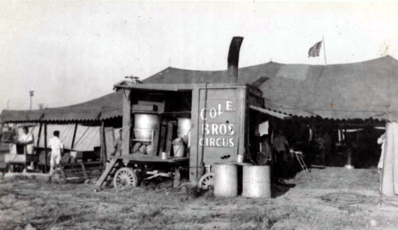 Cole Bros. Circus Cookhouse Boiler Wagon #21 - Circus Historical Society